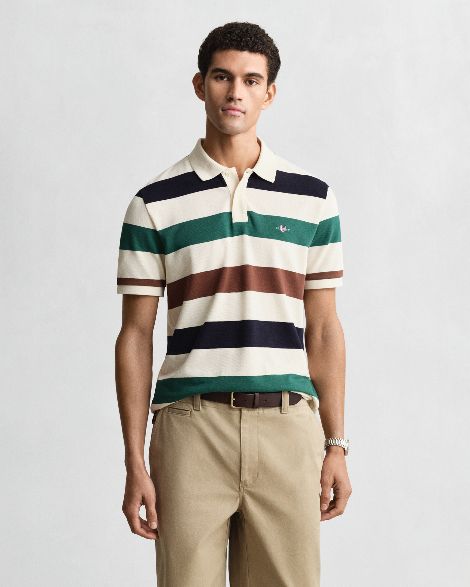 Polo às riscas - GANT