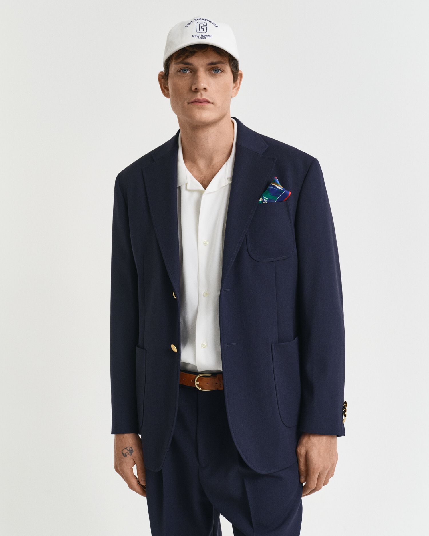 Blazer Club com emblema relaxed fit - GANT